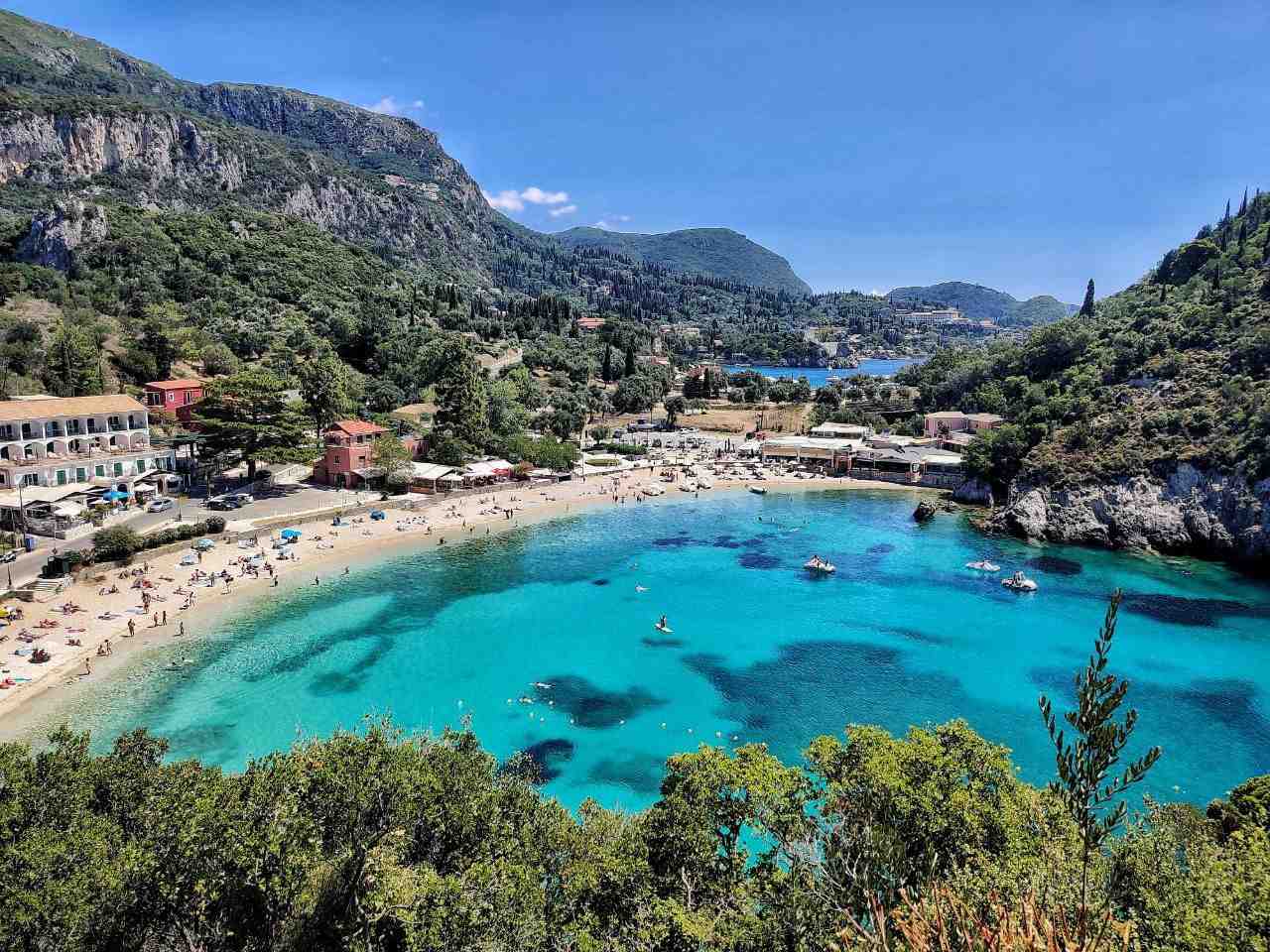 Statiuni turistice din Insula Corfu, Grecia